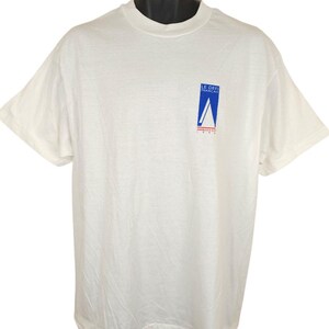 Vintage Americas Cup T Shirt Mens Size Large 90s 1992 Le Defi Francais ...