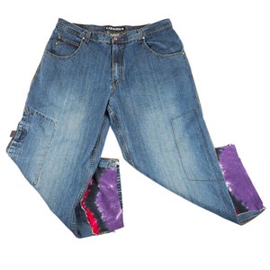 Vintage Joe Boxer Baggy Jeans Mens Size 40 Y2K Alice in Wonderland ...