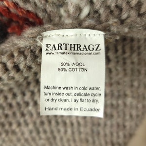 Earth Ragz Bear Sweater Hoodie Jacket Vintage Y2K Southwestern Handmade ...