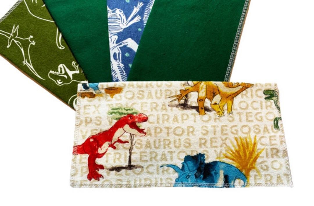 Boys Handkerchiefs, Set of 5, Flannel Handkerchiefs, Child ...