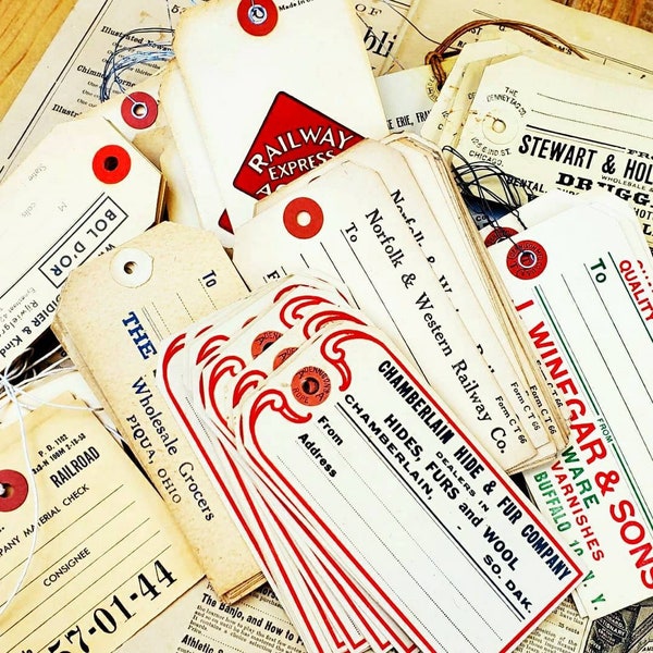 Vintage Tags - Etsy