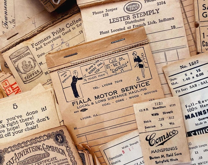 Vintage Neutral Ephemera Pack for Junk Journal, Ephemera Lot for ...