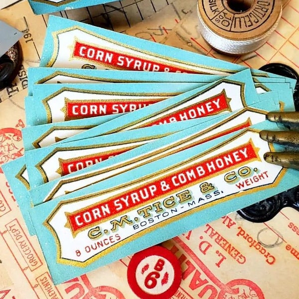 Victorian Labels - Etsy