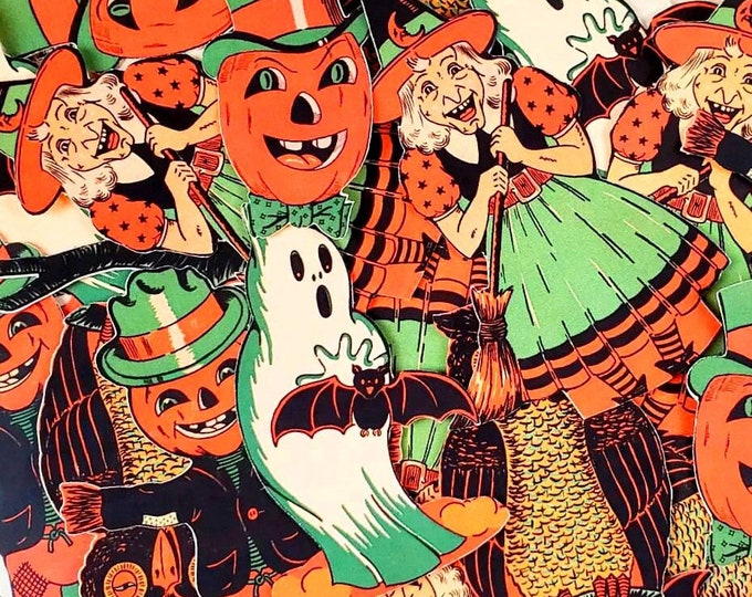 Vintage Halloween Die Cuts Reproductions, Vintage Inspired Witches ...