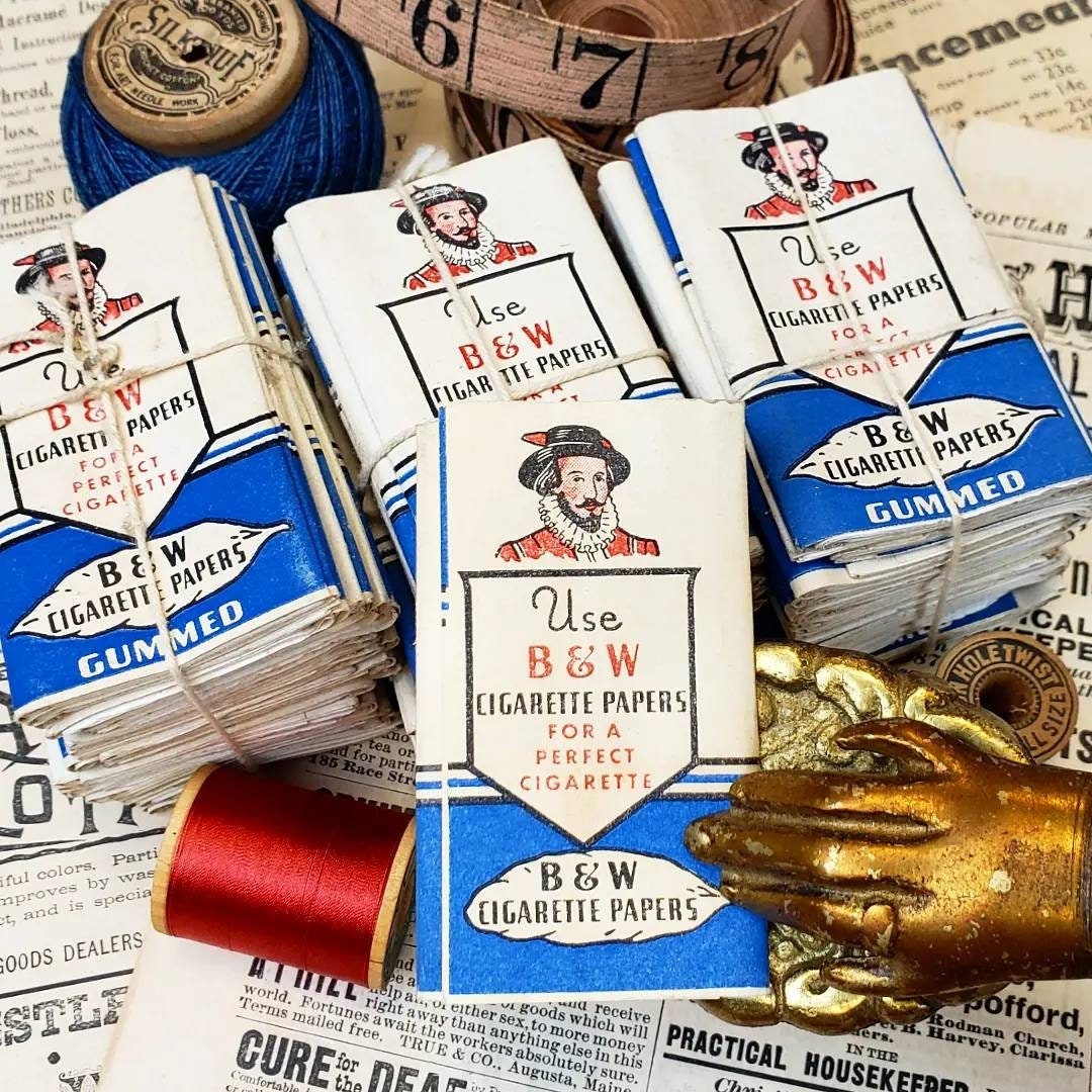 1940s B&W Cigarette Papers - Etsy