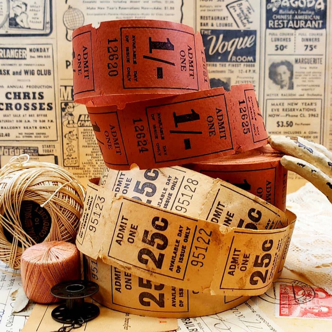 Vintage Australian Tickets - Etsy