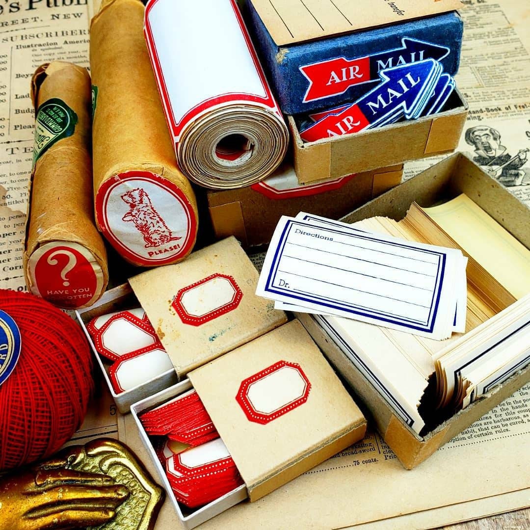 Vintage Label Assortment - Etsy