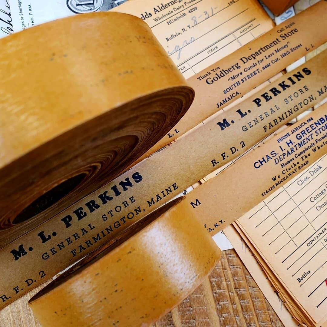 Vintage General & Department Store Gummed Tapes | Etsy