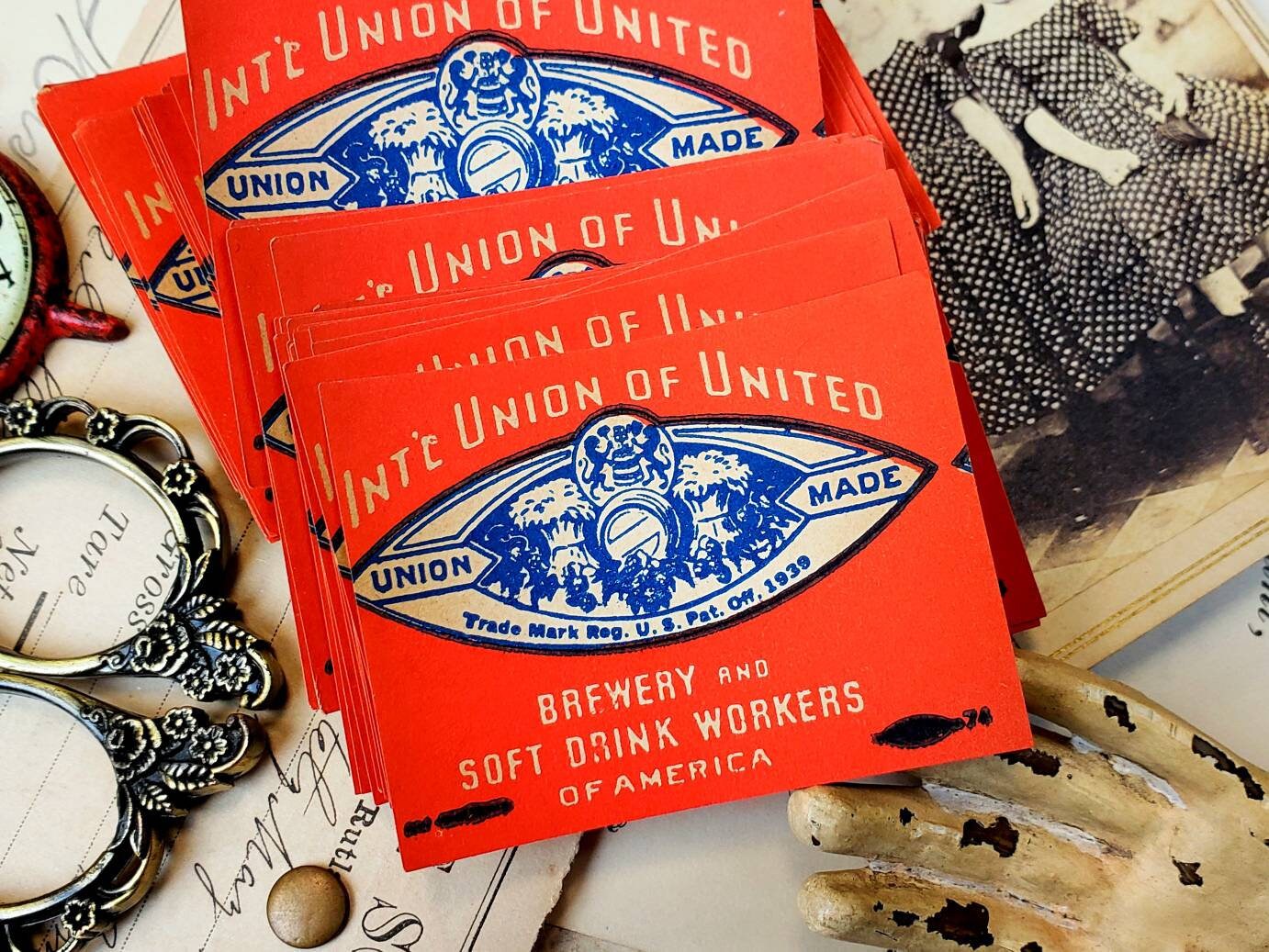 1939 International Union of United Labels 3 Pieces - Etsy