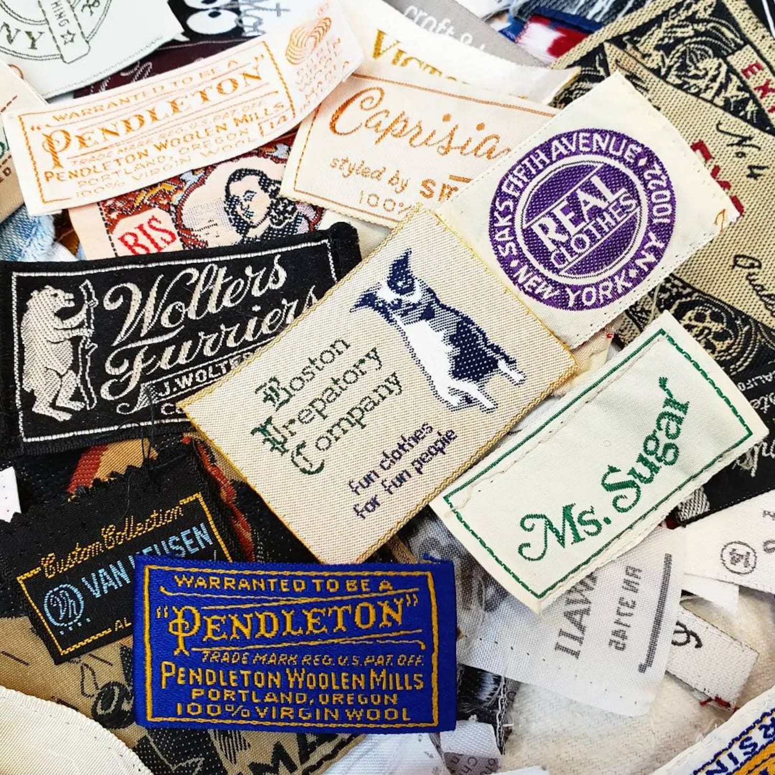Vintage Clothing Labels - Etsy