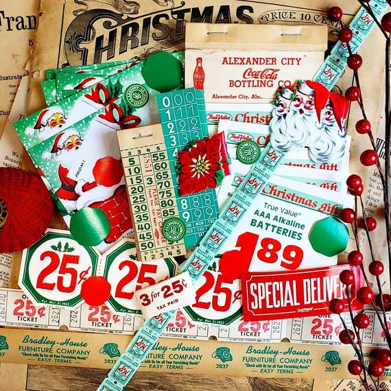 Vintage Christmas Ephemera 20 Pieces - Etsy