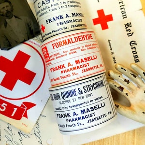 1912 Frank A. Maselli Antique Drugstore Labels - Etsy