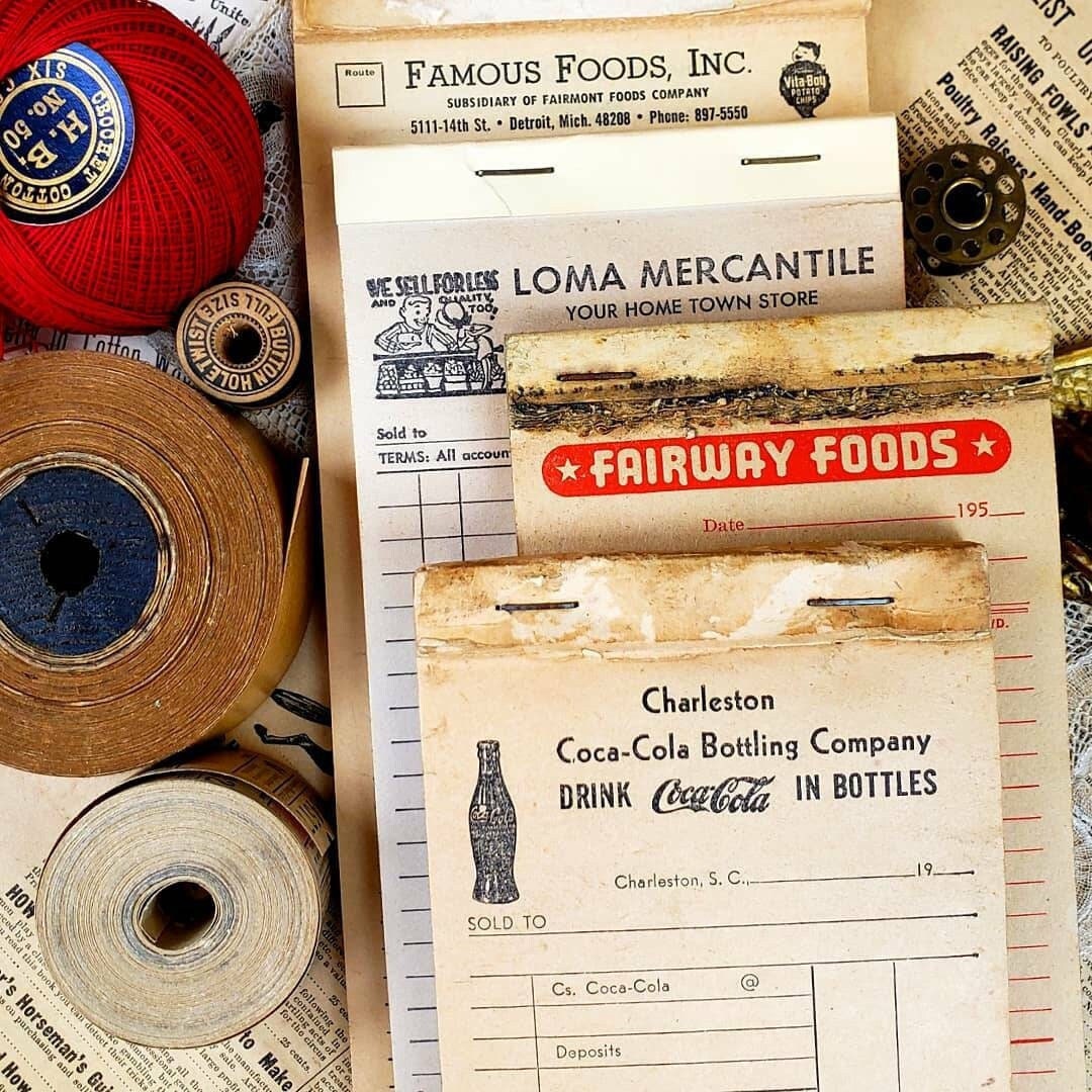 Vintage Receipts, Sales Forms, Invoices Assortment - Etsy