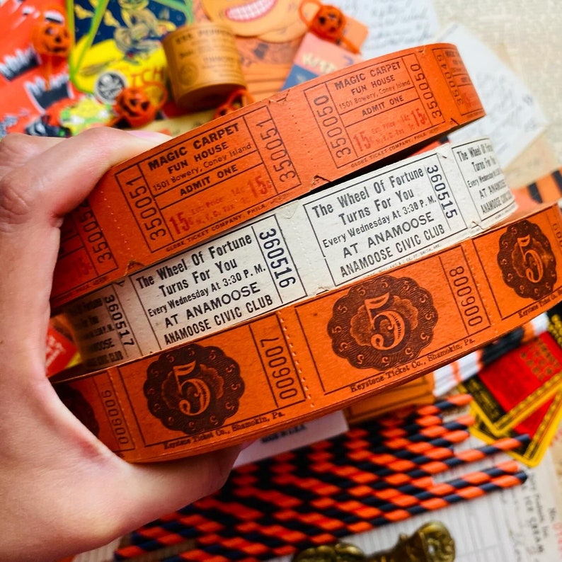 Halloween Ephemera Paper Lot Assortment, Vintage Halloween Theme ...
