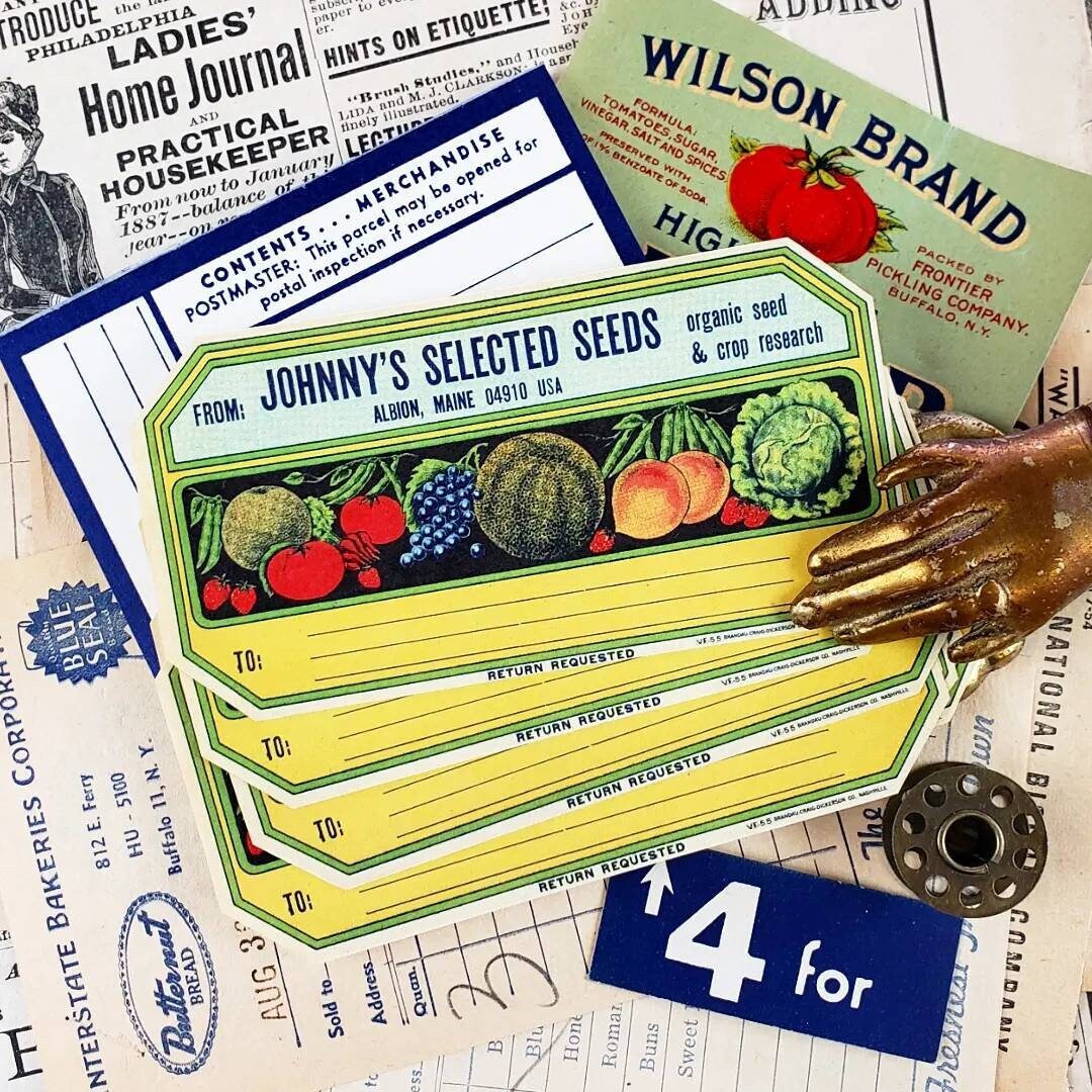 Johnny's Selected Seed Labels Reproductions - Etsy