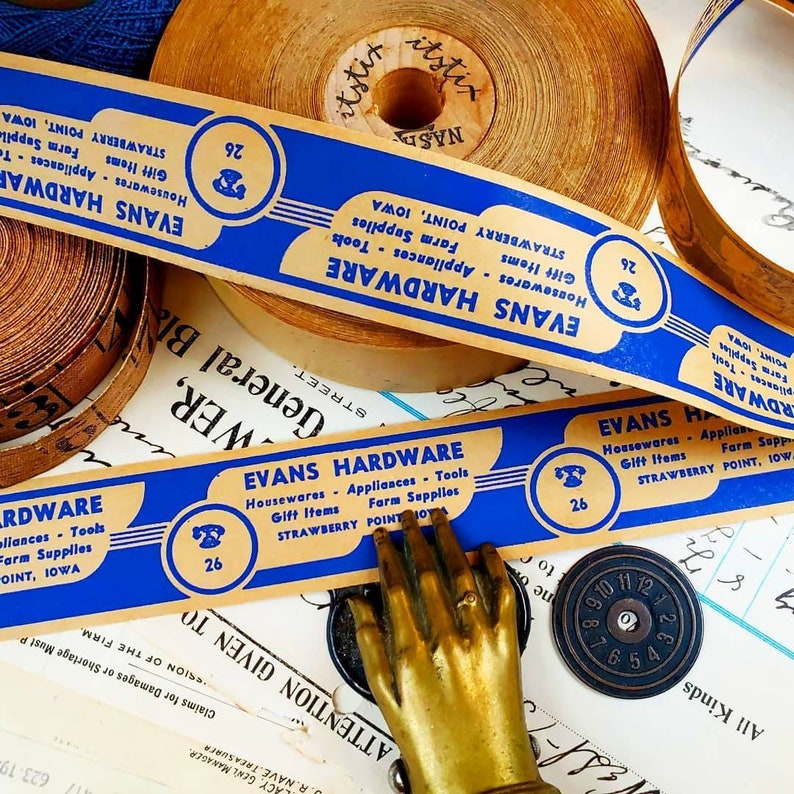 1950s Evans Hardware Gummed Tape - Etsy