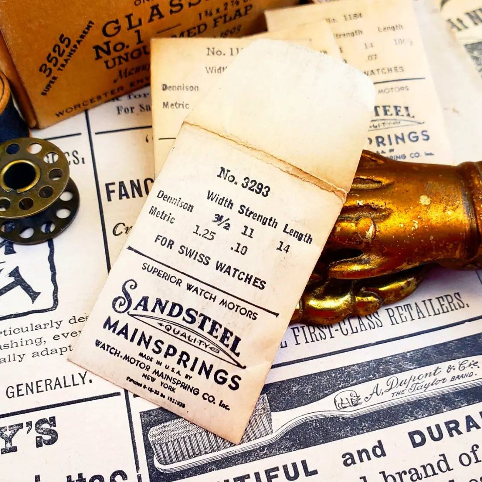 Vintage Sandsteel Watch Parts Envelopes some Have the - Etsy