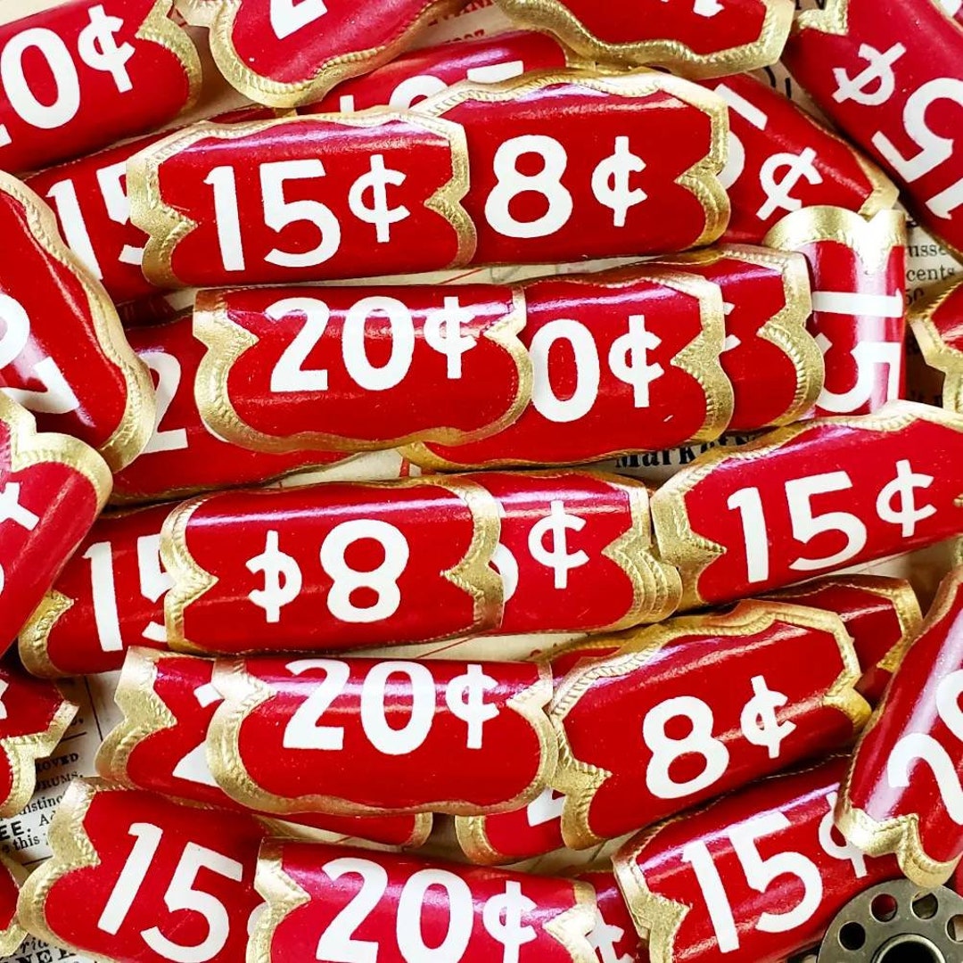 Vintage Price Tag Labels - Etsy