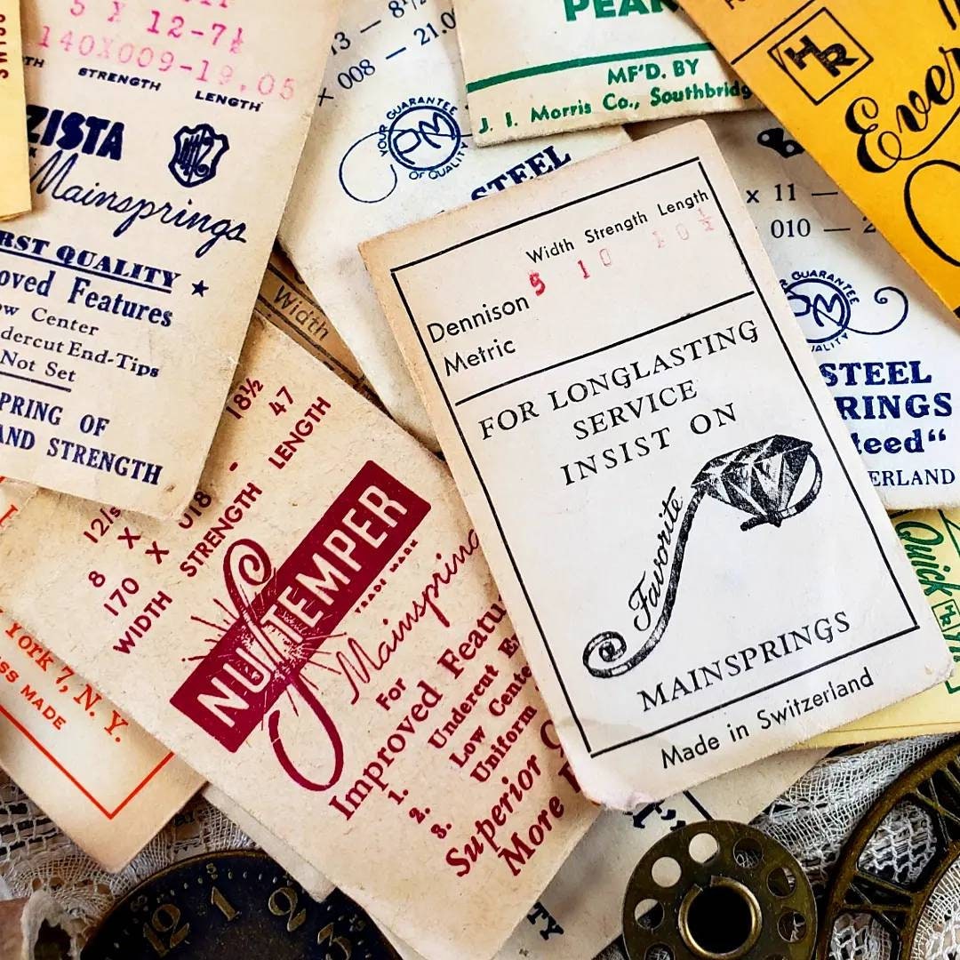 Vintage Watch Parts Envelopes Set envelopes Only | Etsy