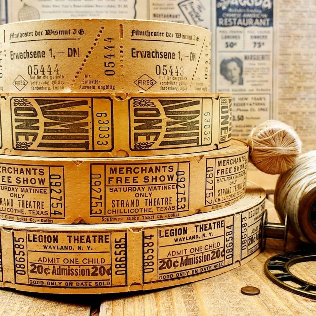 1920s Antique Tickets - Etsy