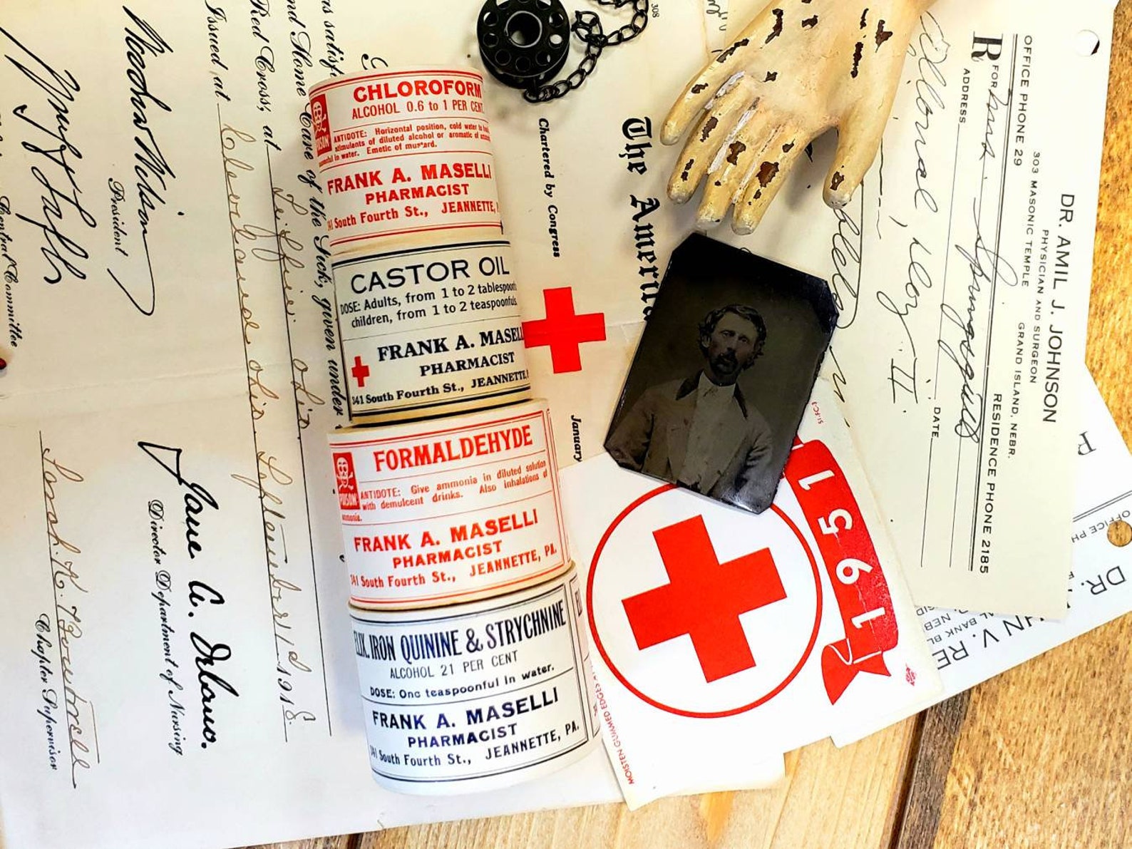 1912 Frank A. Maselli Antique Drugstore Labels | Etsy