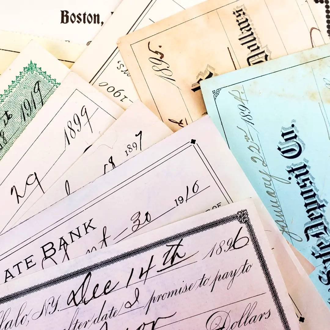 1880s - 1900s Checks & Receipts - Etsy