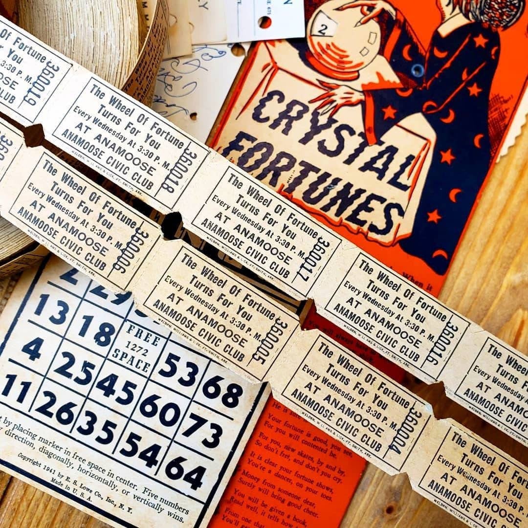 Vintage Wheel OF Fortune Tickets - Etsy