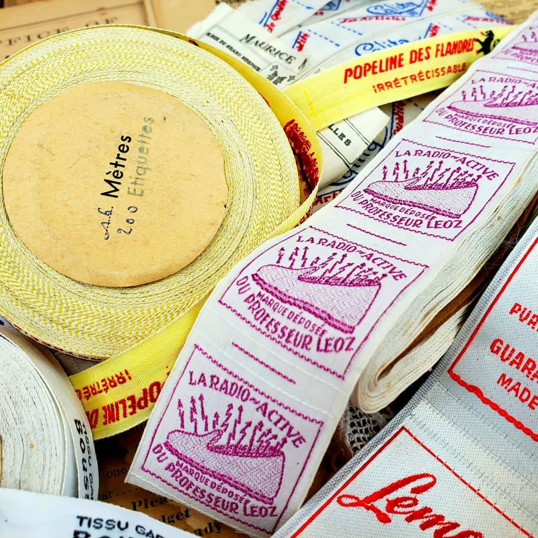 Vintage French Clothing Labels Collection - Etsy
