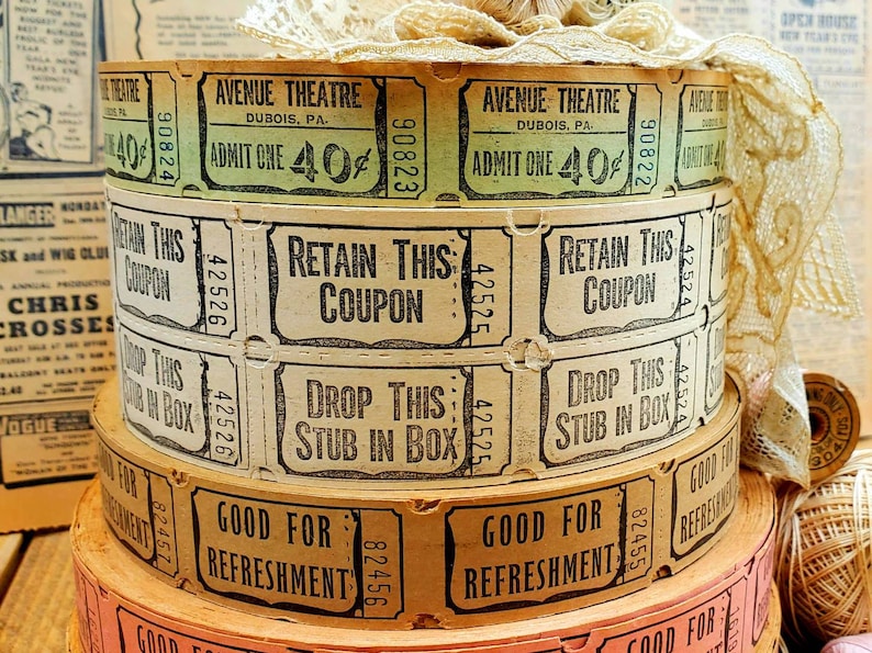 1920s CHICAGO CO. TICKETS - Etsy