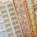 Vintage Tiny Patina Tickets Assortment - Etsy
