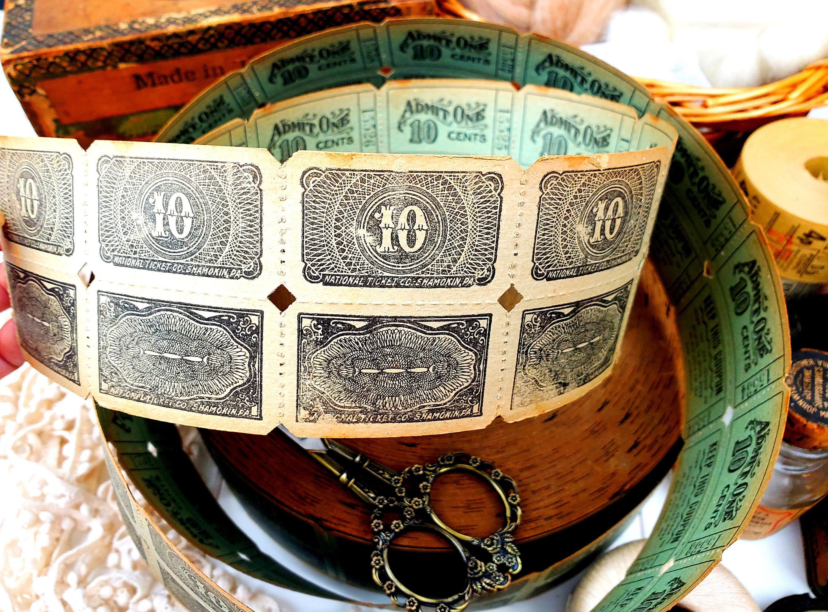 10 Cent Admission Double Tickets - Etsy