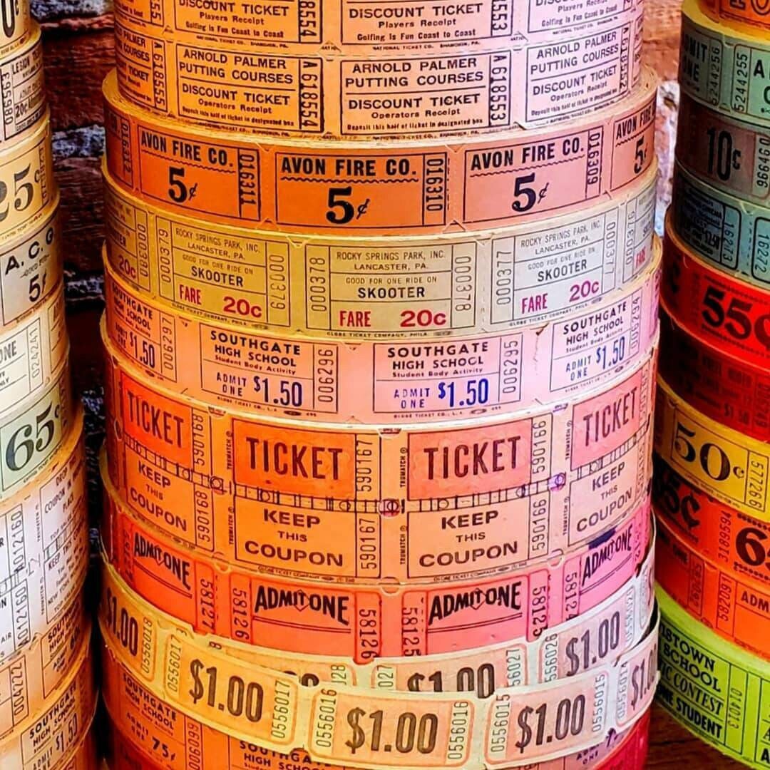 12 Piece Pink & Neutrals Ticket Collection - Etsy