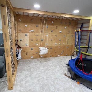 Custom Designed Indoor Playground, Climbing Wall, Climbing Net, Wall ...