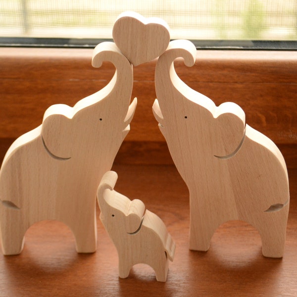 Wooden Elephant - Etsy