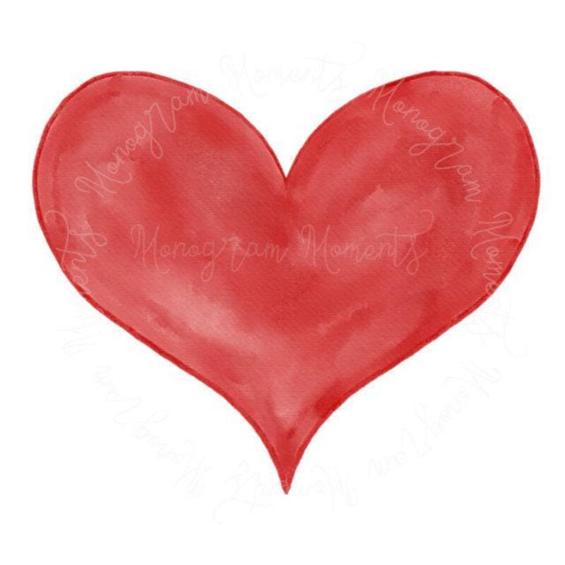 Red Heart Clipart - Etsy