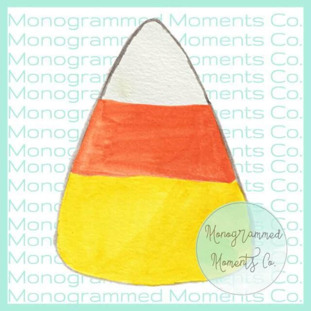 Candy Corn Halloween Watercolor Clipart - Halloween Candy - PNG ...