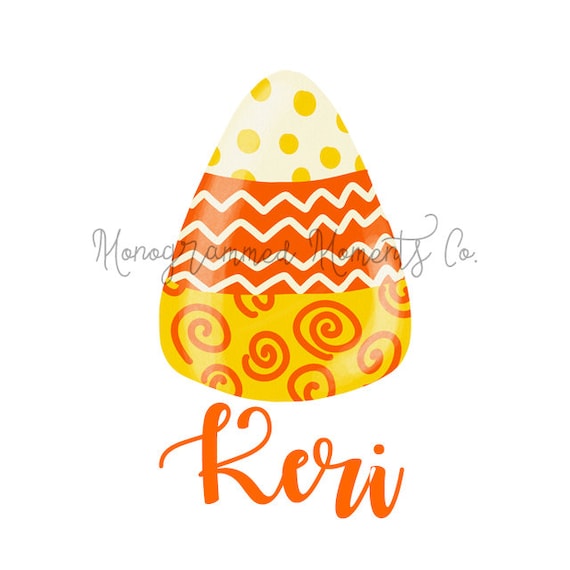 Watercolor Halloween PNG Clipart Candy Corn Digital | Etsy