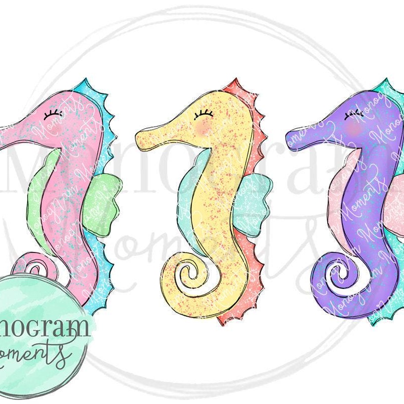 Seahorse Stencil - Etsy