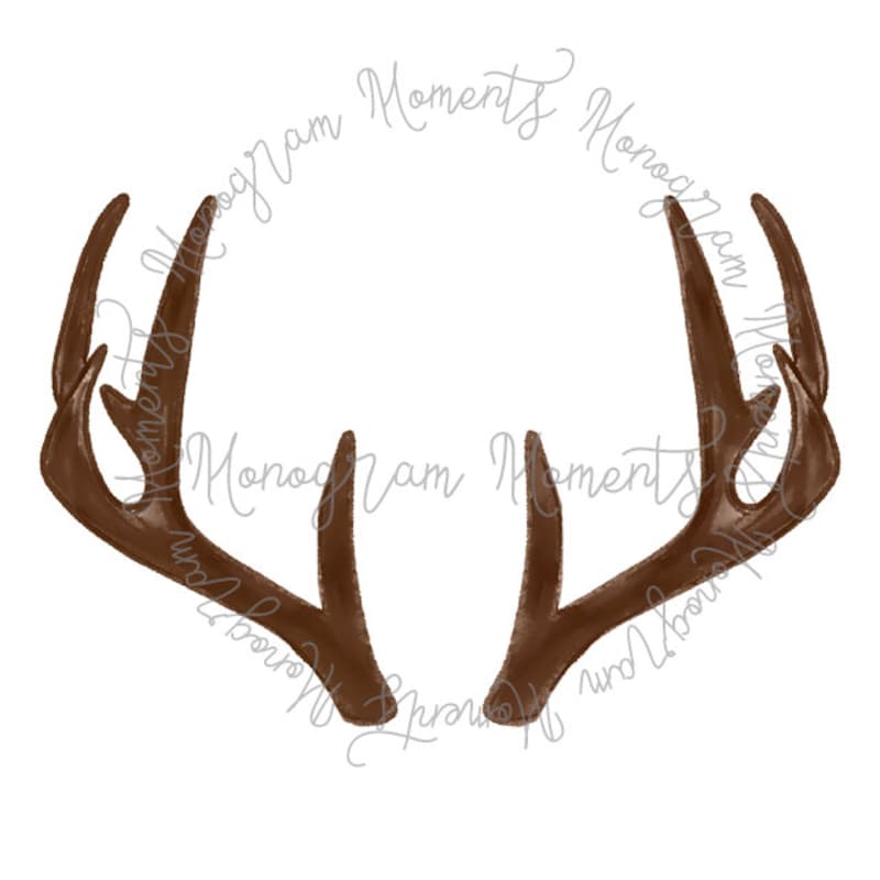 Deer Antler Clip Art - Etsy