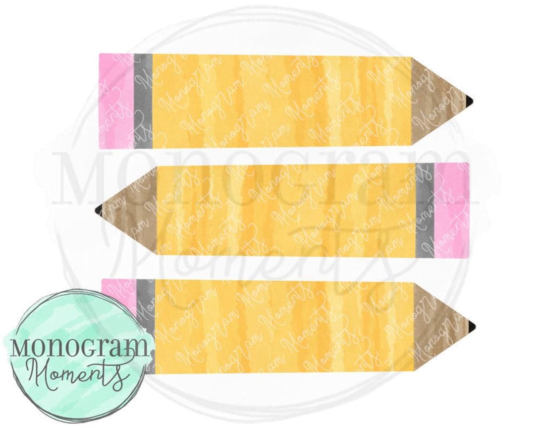 Watercolor Back to School PNG - Watercolor Pencils Clipart for Digital ...