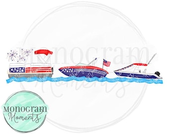 Watercolor 4th of July PNG - Watercolor 4th of July Cookout Clipart for ...