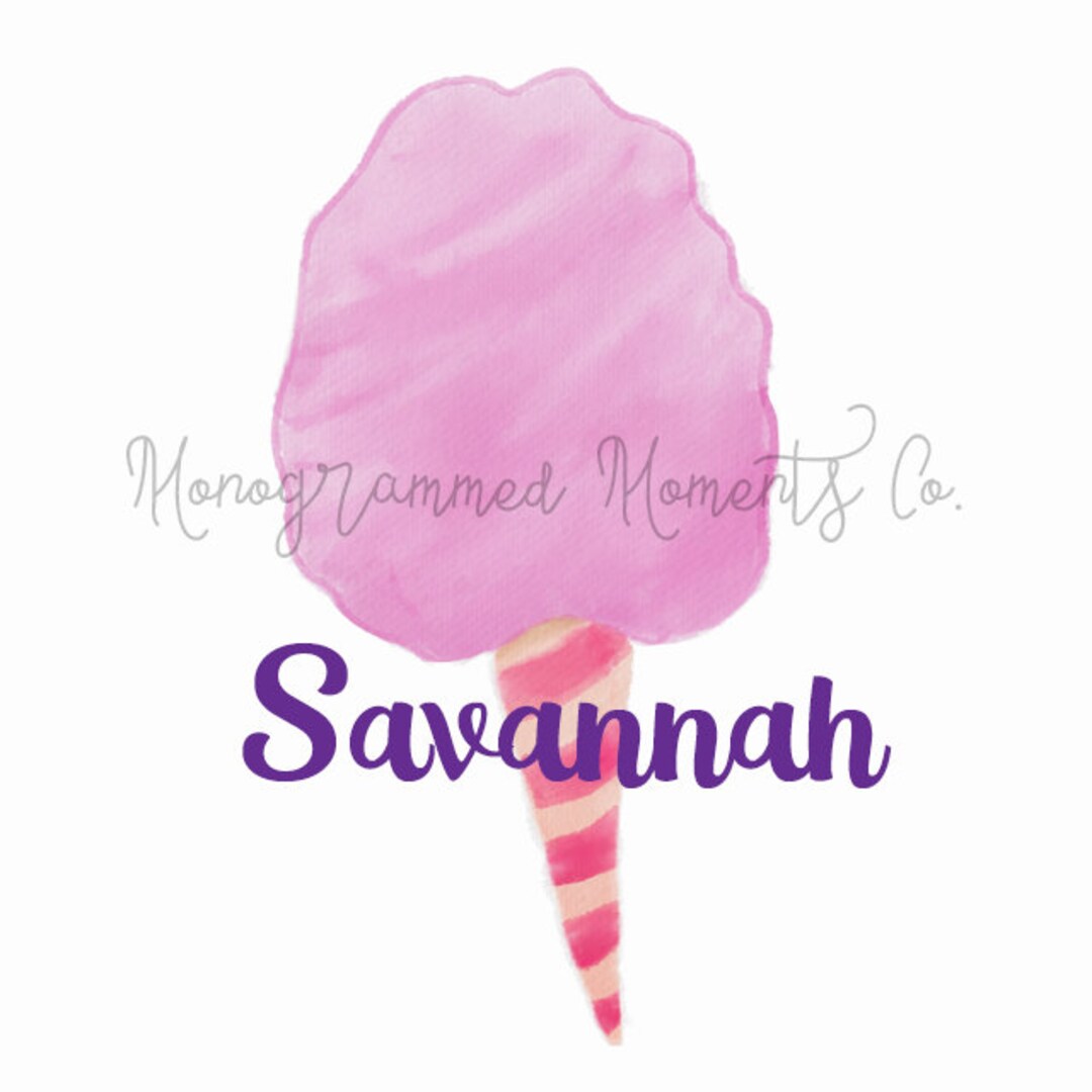 Watercolor PNG Fall Cotton Candy Digital Download Sublimation Clipart ...