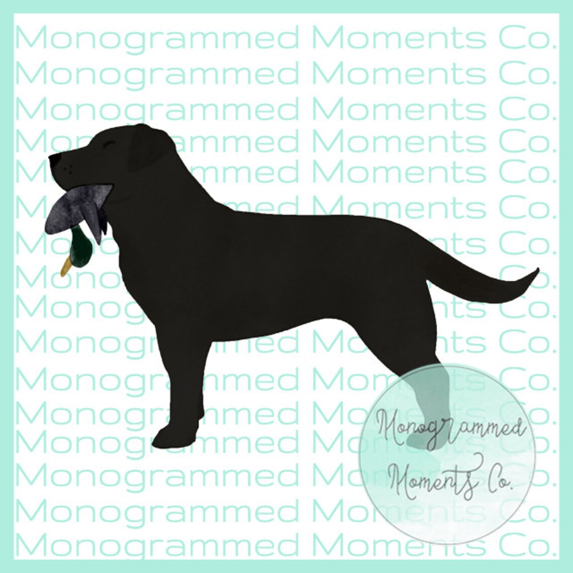 Watercolor Dog Clipart Hunting Lab Duck Hunting Black | Etsy