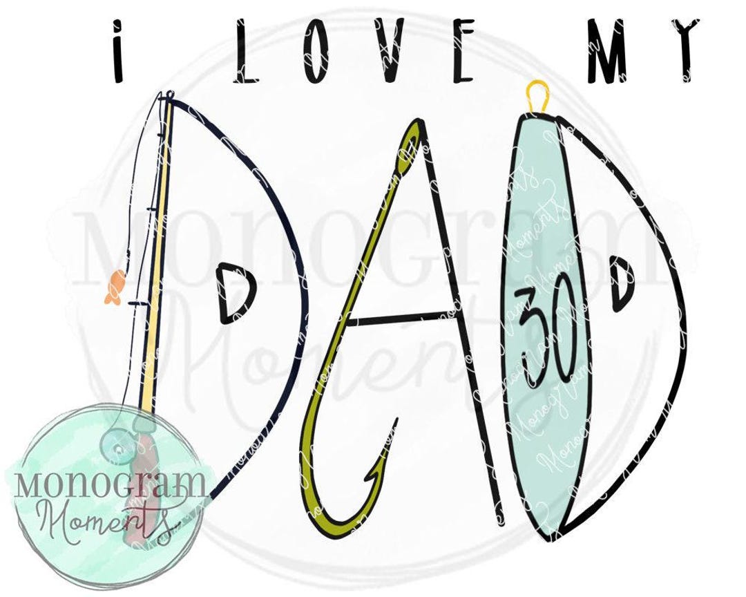 Fête des pères png - J'aime mon papa, design sublimation fête des pères ...