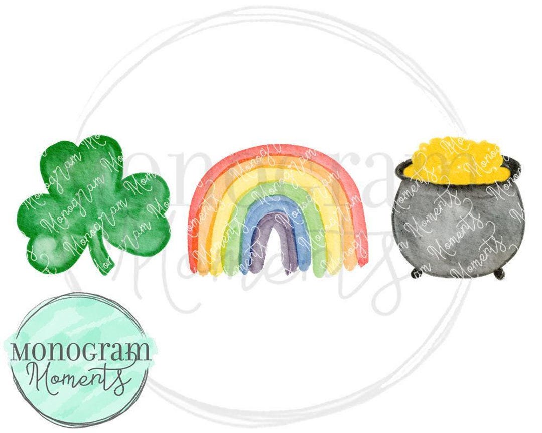 Watercolor St. Patrick's Day PNG - St. Patrick's Day Trio Clipart for ...