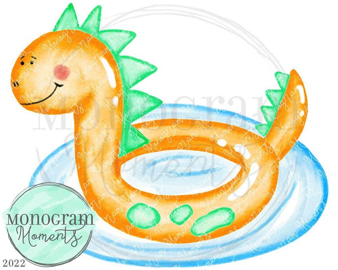 Watercolor Summer PNG - Dragon Float, Boys Summer Float, Boys Pool ...