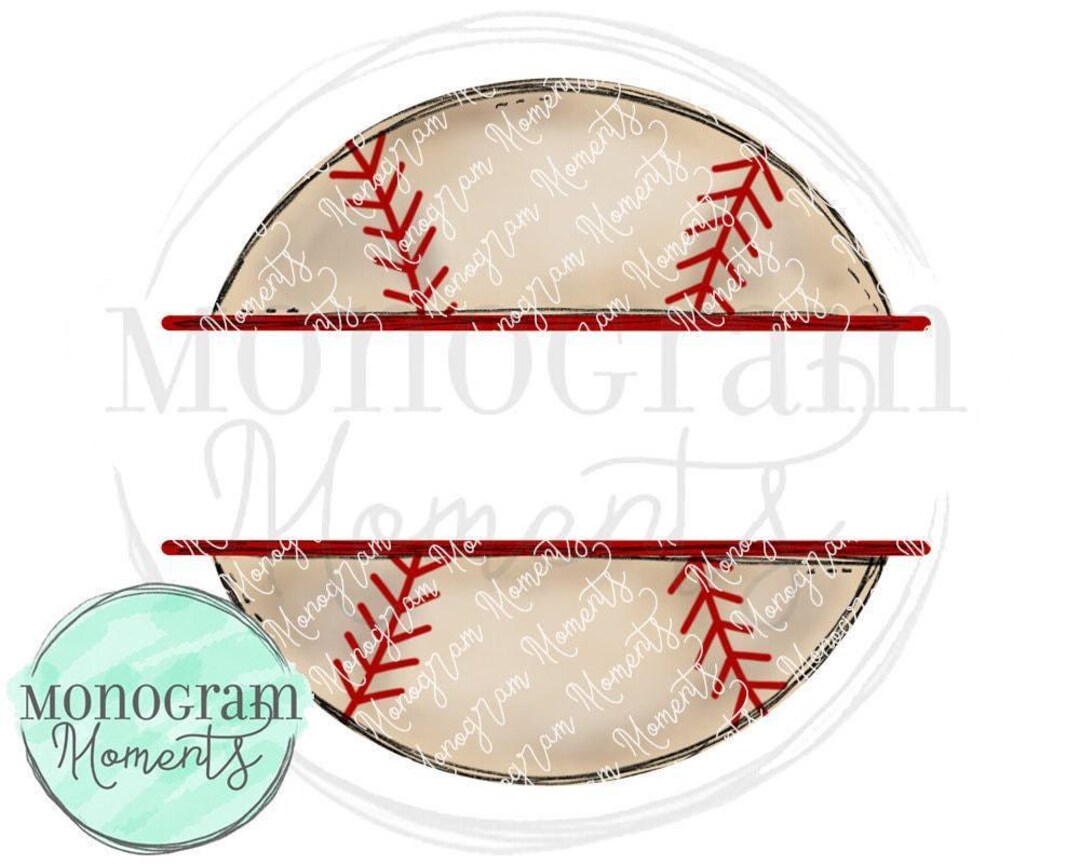 Watercolor Baseball PNG - Baseball Nameplate Clipart for Digital ...