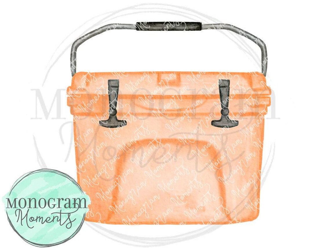 Watercolor Summer PNG - Orange Cooler Clipart for Digital Download ...