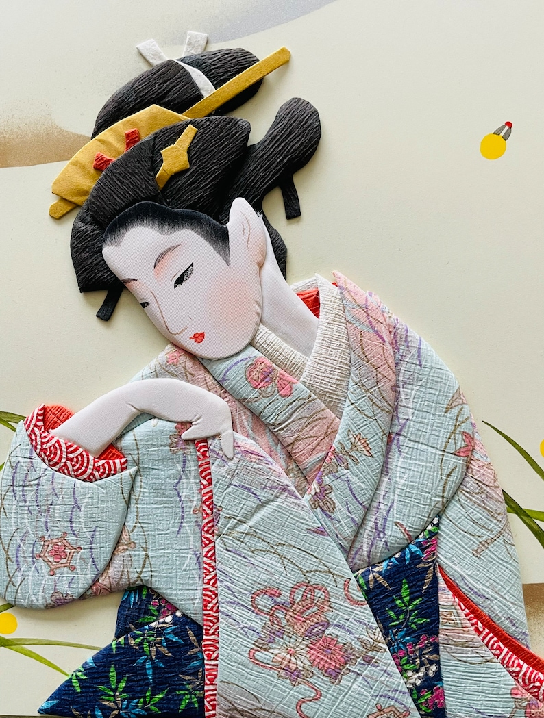 Yuuhotaru Japanese Traditional Arts Kurumie Oshie Artisan 3D Painting ...
