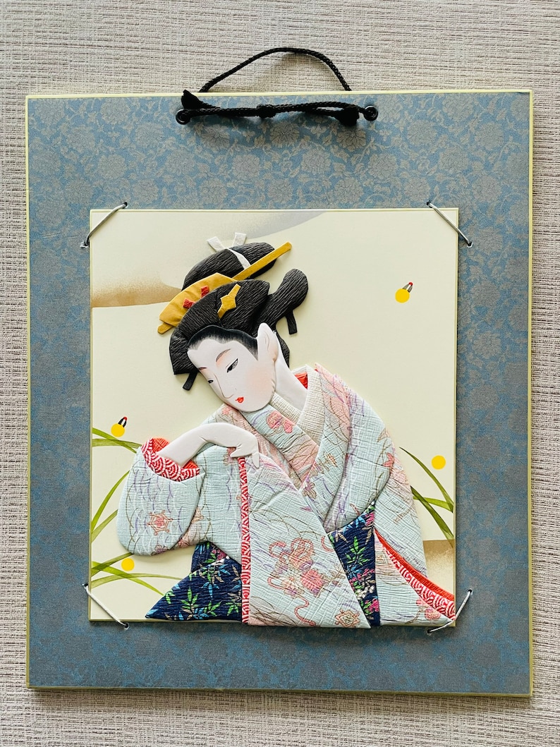 Yuuhotaru Japanese Traditional Arts Kurumie Oshie Artisan 3D Painting ...
